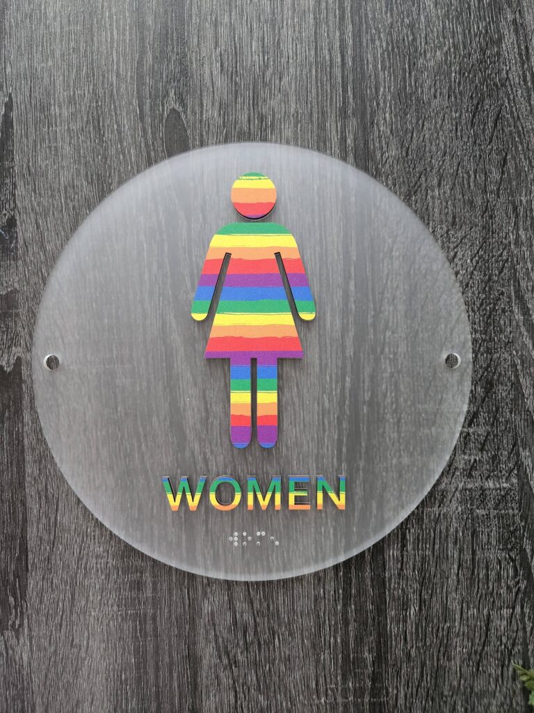 Gender Neutral Bathroom Sign | bellatrixstudious